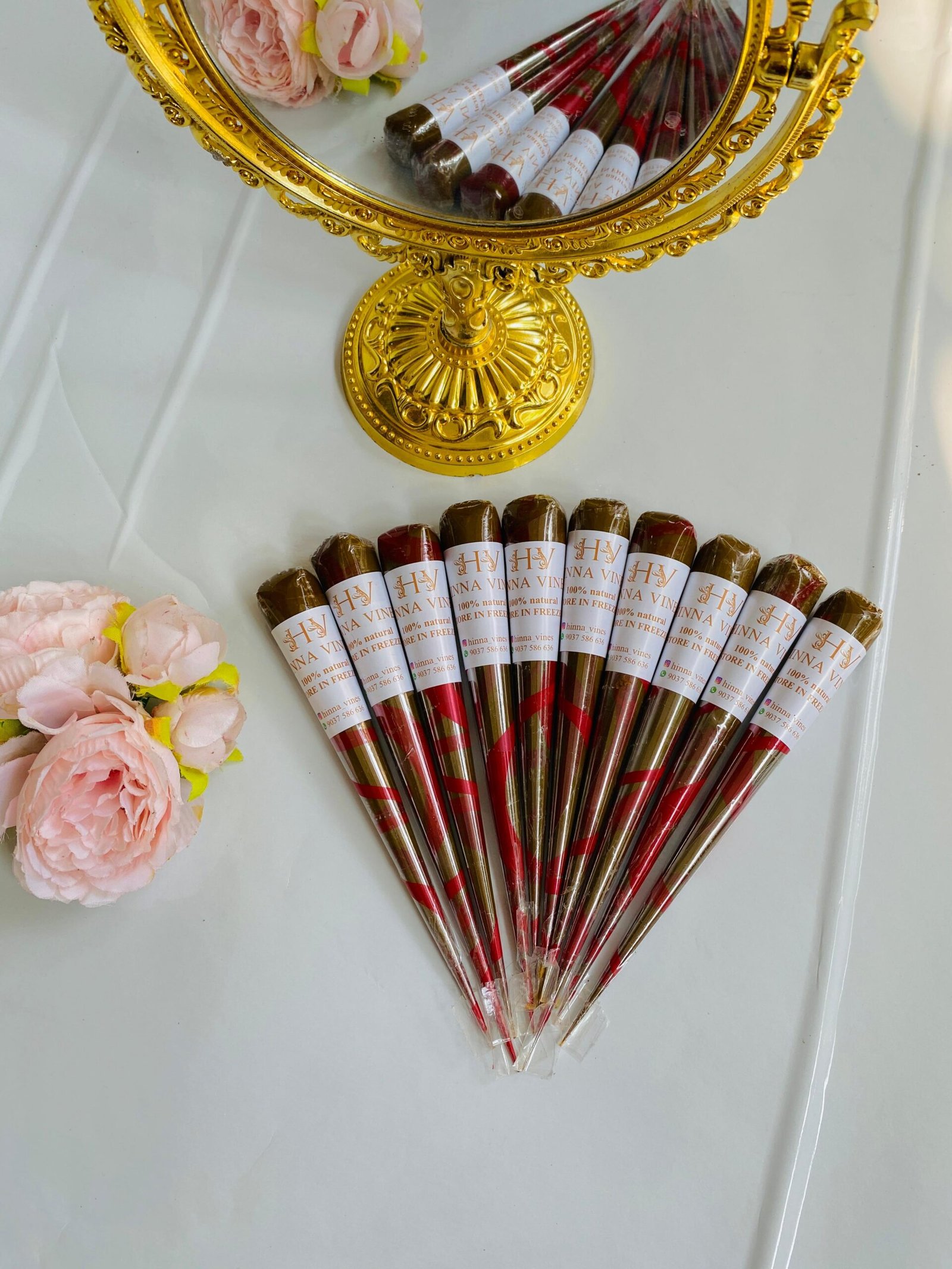Bridal henna cone pack (10 cones) – Hinna vines